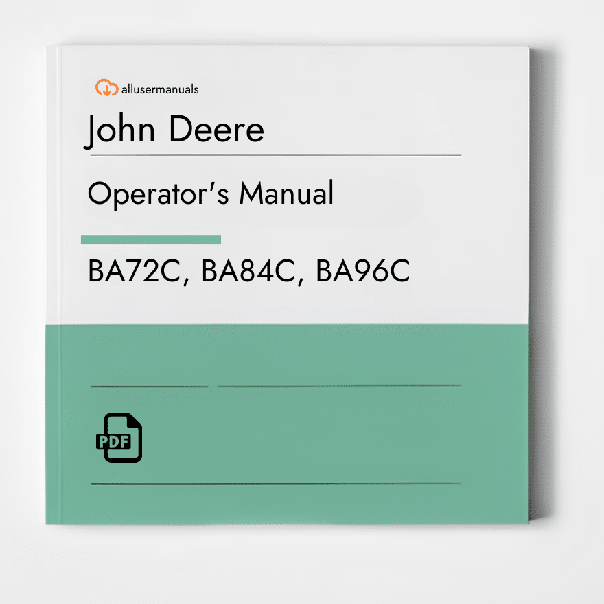 John Deere Worksite Pro Attachments BA72C Manual - allusermanuals.com