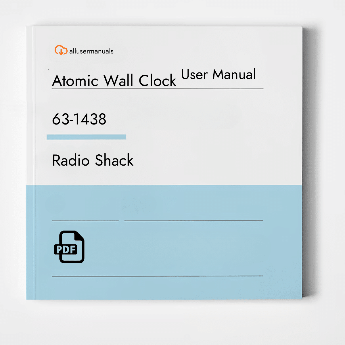 Radio Shack Atomic Clock 63-1438 Manual Download